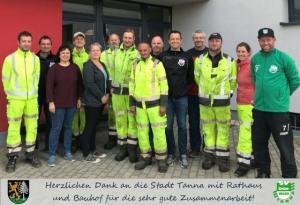 Herzlichen Dank an die Stadt Tanna mit Verwaltung und Bauhof! | Stadt Tanna